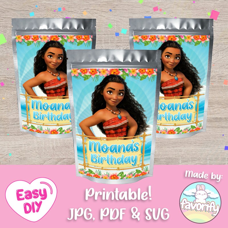 Moana Party Favors - Etsy