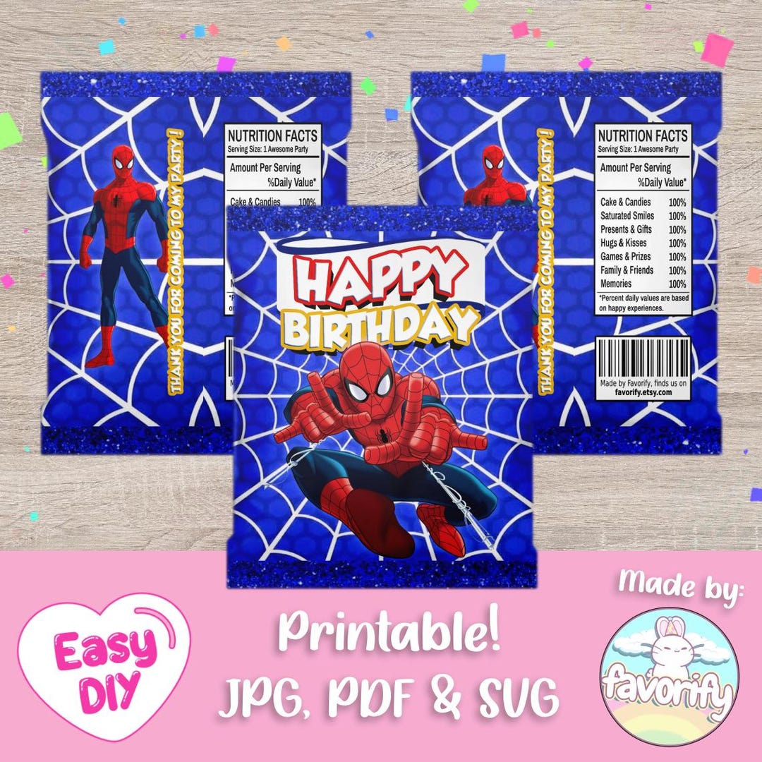 Spiderman Fruit Snacks Wrapper - Spidey - Spider Man - Gummies - Welch ...