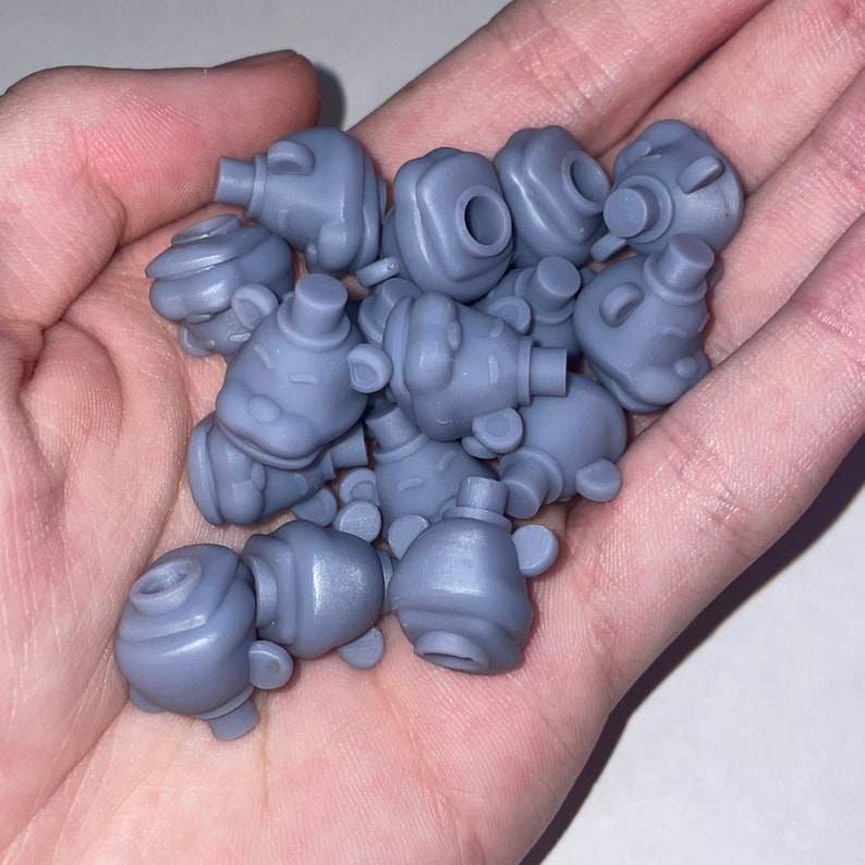 Freddy Custom Minifig Heads Unpainted - Etsy