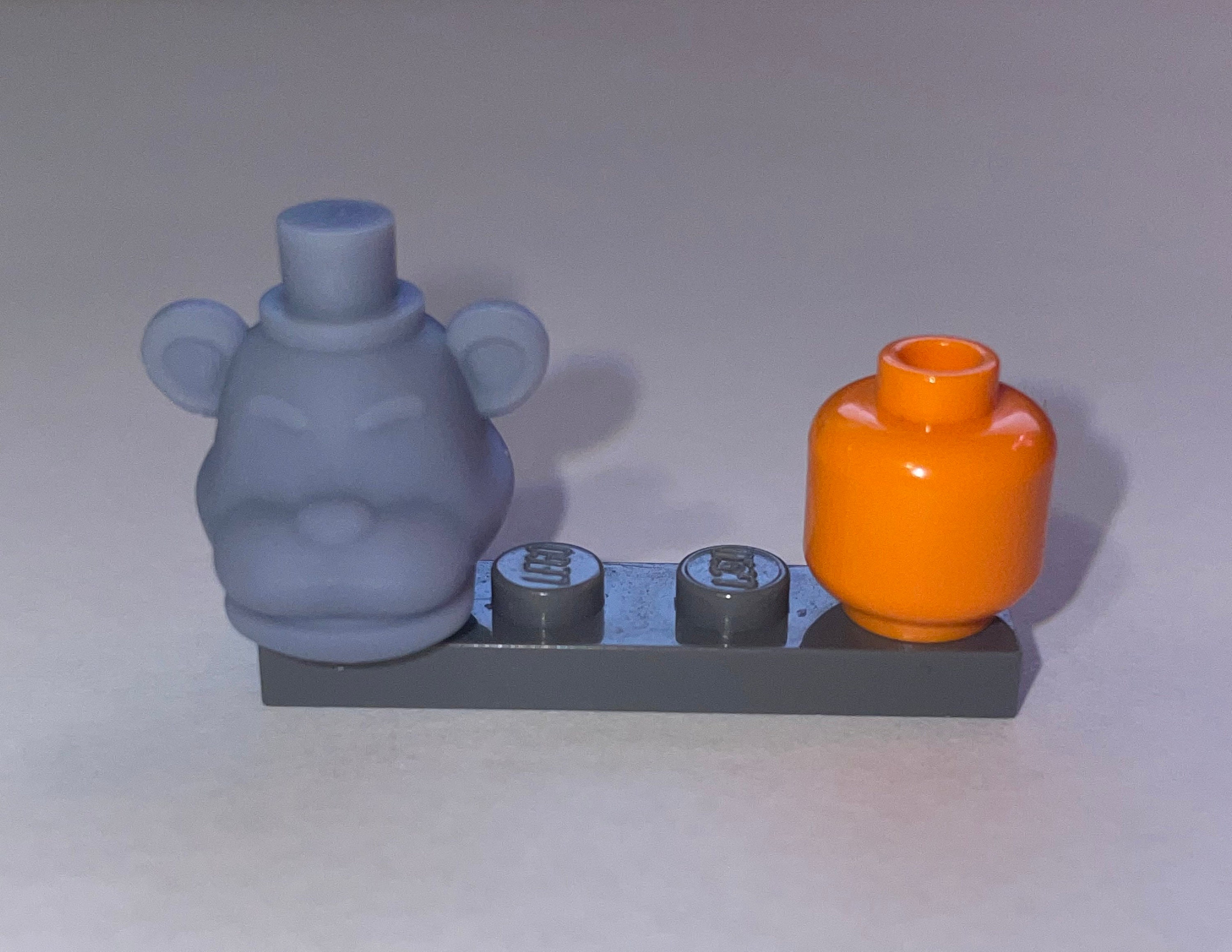 Freddy Custom Minifig Heads Unpainted - Etsy