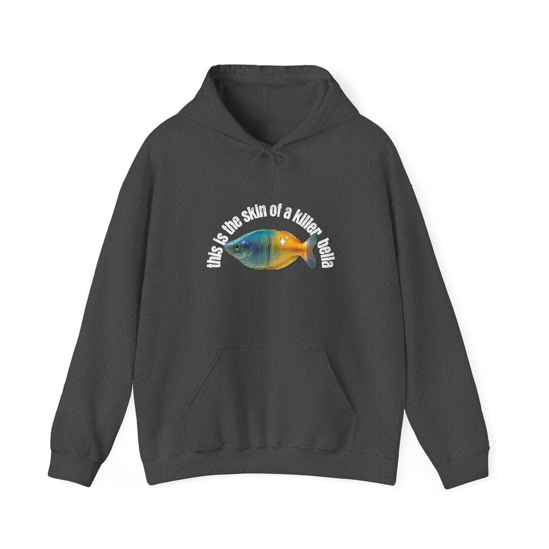 This is the Skin of a Killer, Bella Fish Unisex Heavy Blend™ Hooded ...
