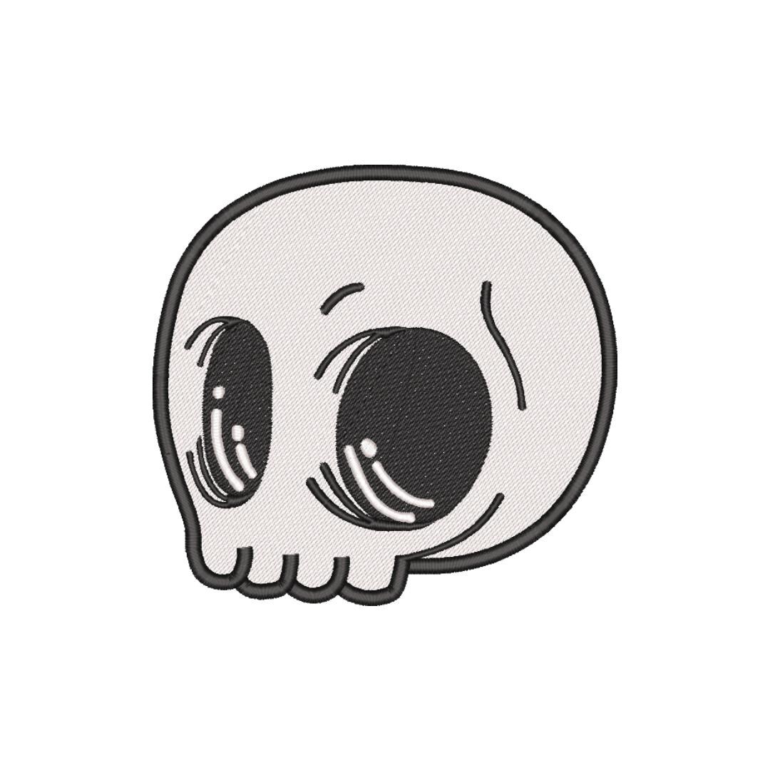 Cute Skully Machine Embroidery Design - Skull Embroidery Files - 5 ...