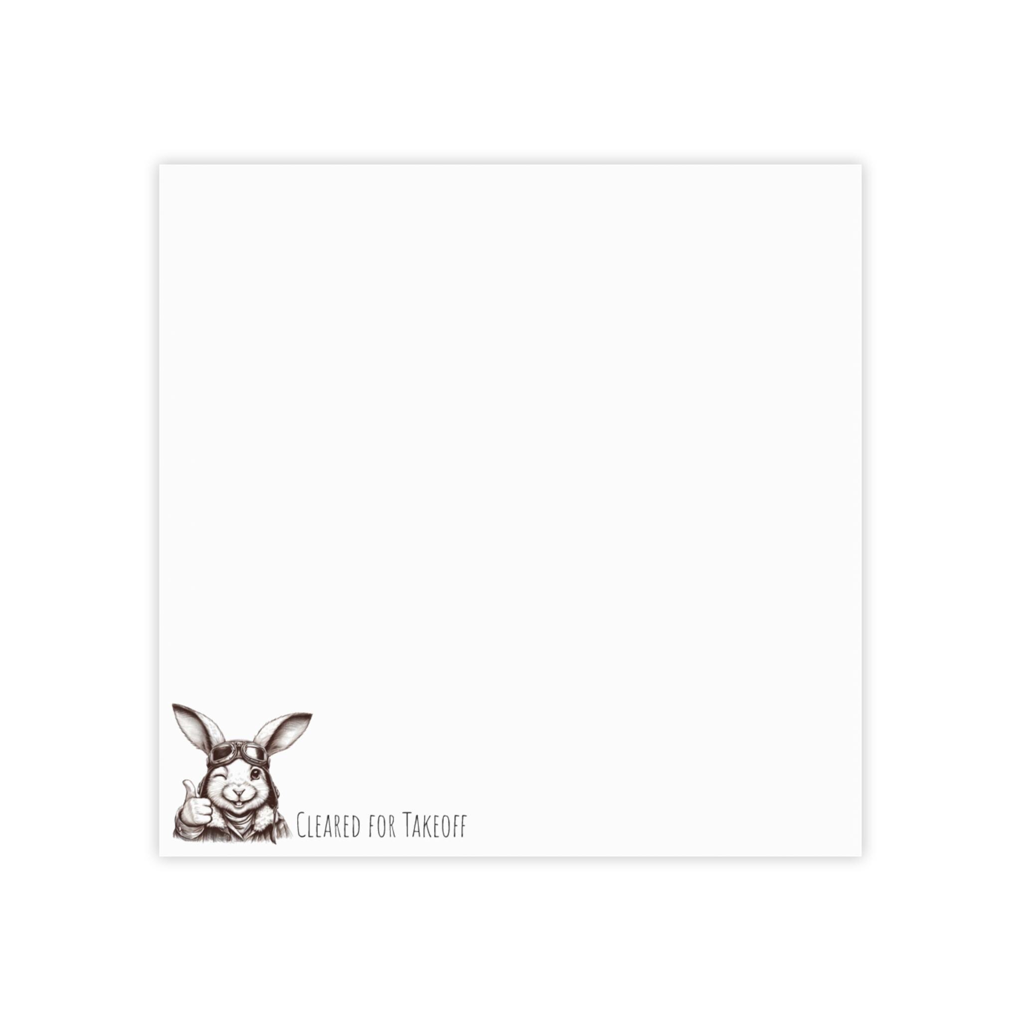 Pilot Sticky Note, Pilot Notepad, Bunny Sticky Note, Pilot Fun Gift ...