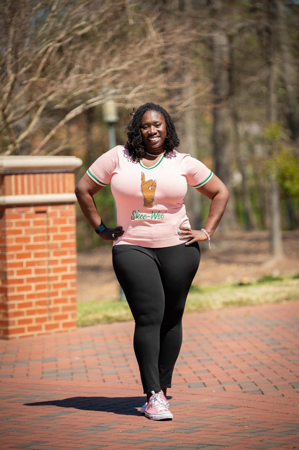 Skee-wee V-neck - Pink - Etsy