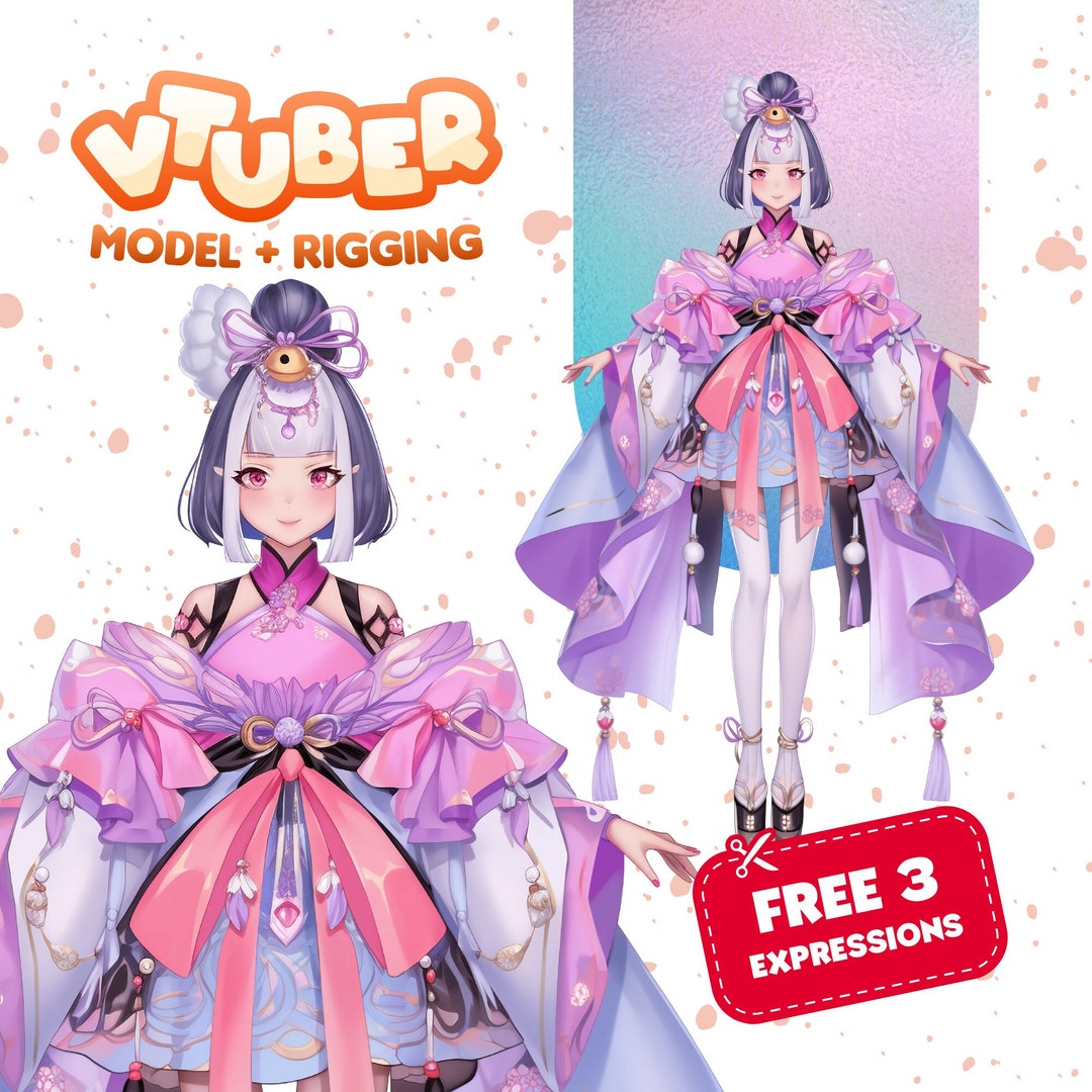 Vtuber Character Custom Vtuber Model for Commercial Use Live2d Vtuber ...