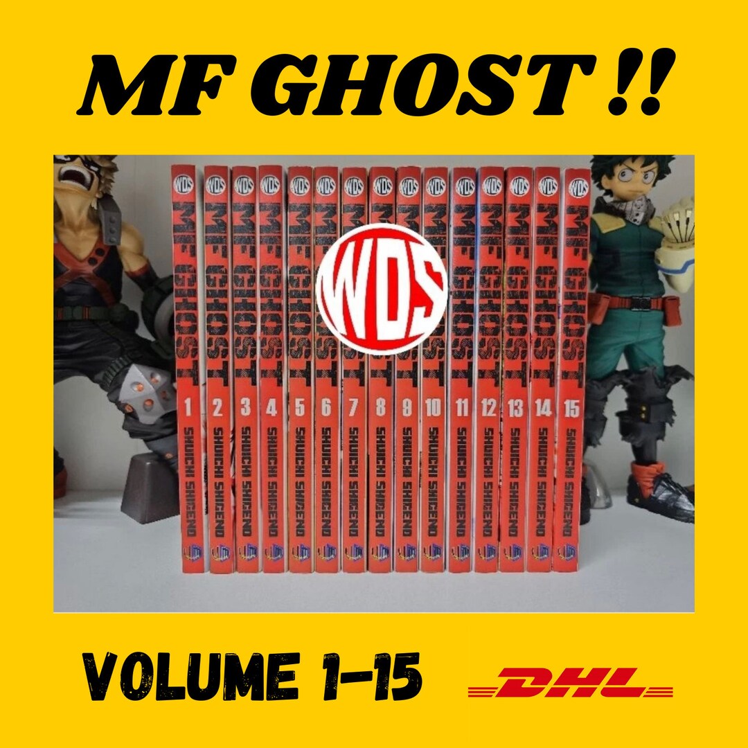 MF Ghost Shuichi Shigeno Manga Volume 1-15 Set English Version - Etsy
