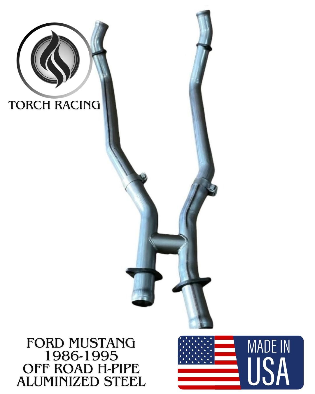 Off Road H Pipe for 1986-1995 Mustang. - Etsy