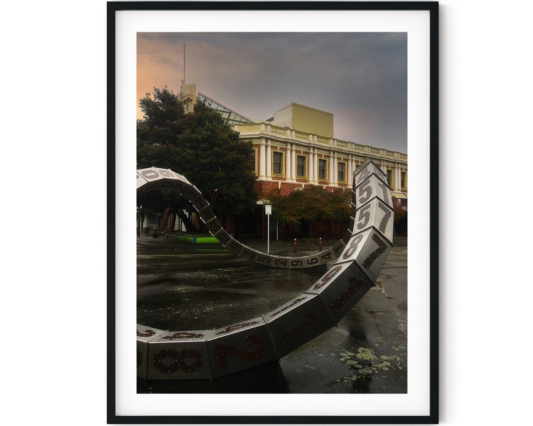 Number Sculpture City Art Photo Instant Digital Download Wall Art Print ...