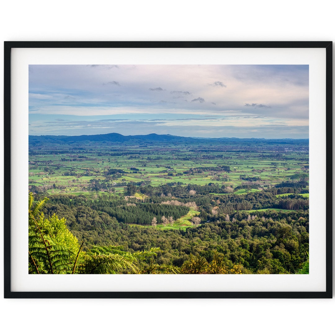 Green New Zealand Landscape Photo Instant Digital Download Wall Art ...