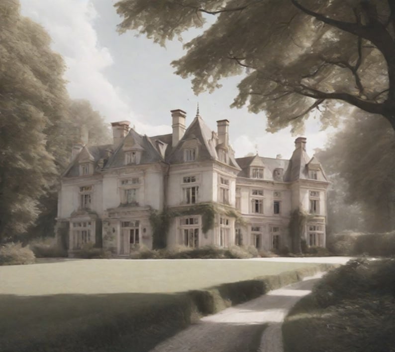 Manor Houses / Mansions Collection in the Old Times - Etsy