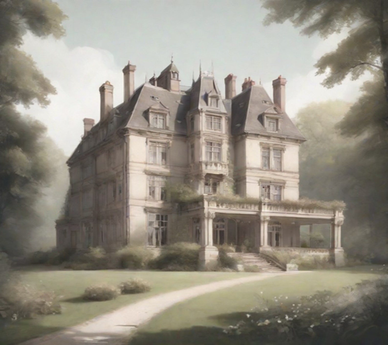 Manor Houses / Mansions Collection in the Old Times - Etsy