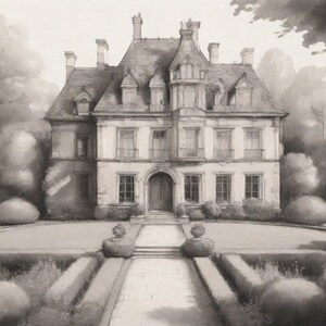 Manor Houses / Mansions Collection in the Old Times - Etsy