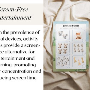 Animals Activity Book, Toddler Busy Book, Quiet Book With Free ...