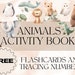 Animals Activity Book, Toddler Busy Book, Quiet Book With Free ...