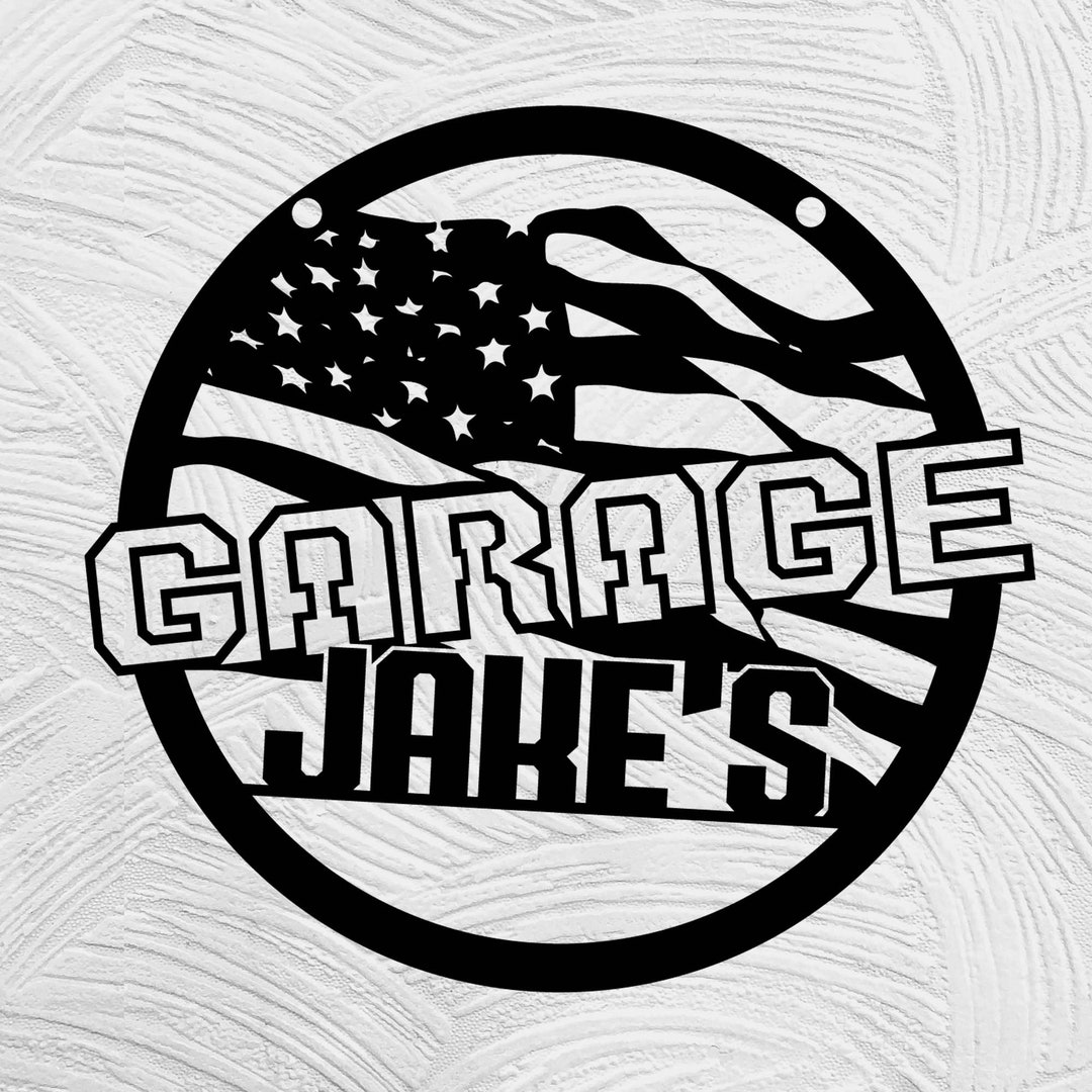 Personalized Garage Sign for Men, Custom Metal Garage Sign, Name Signs ...