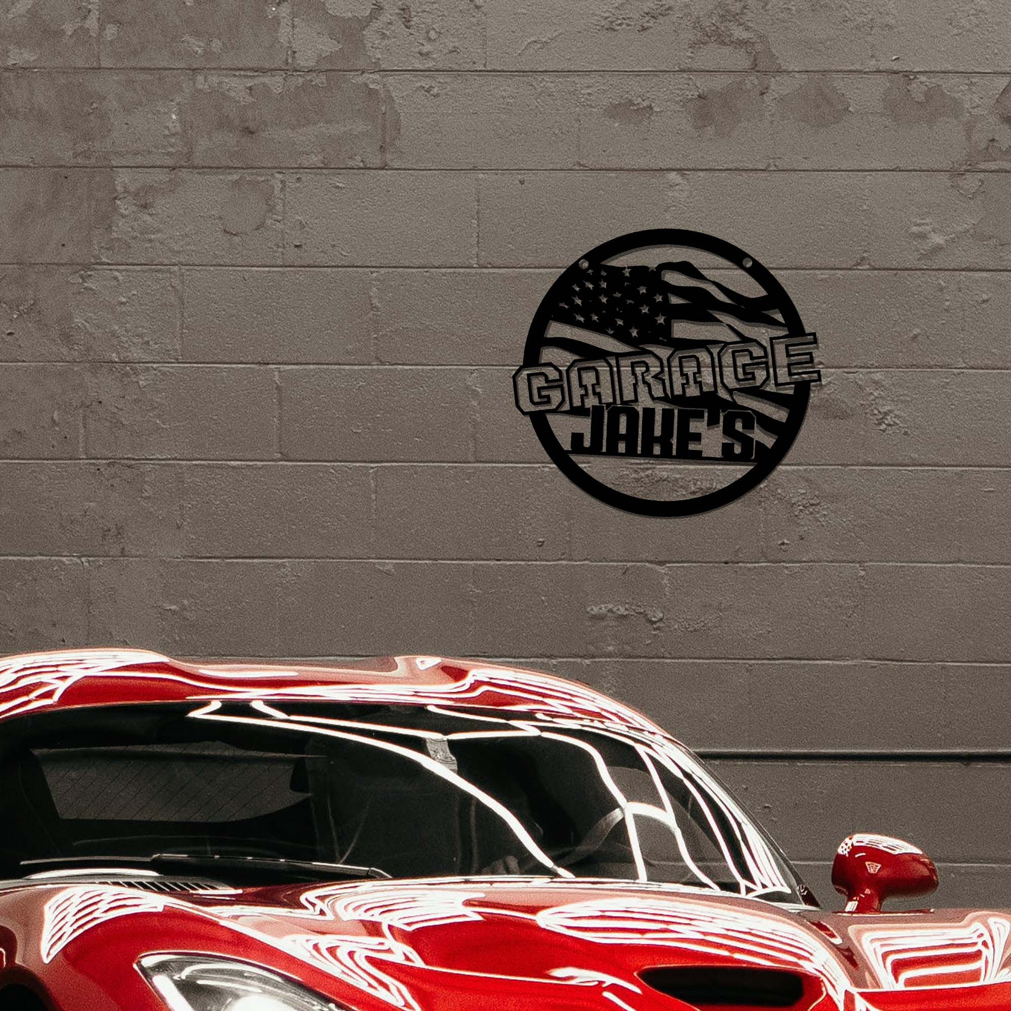 Personalized Garage Sign for Men, Custom Metal Garage Sign, Name Signs ...