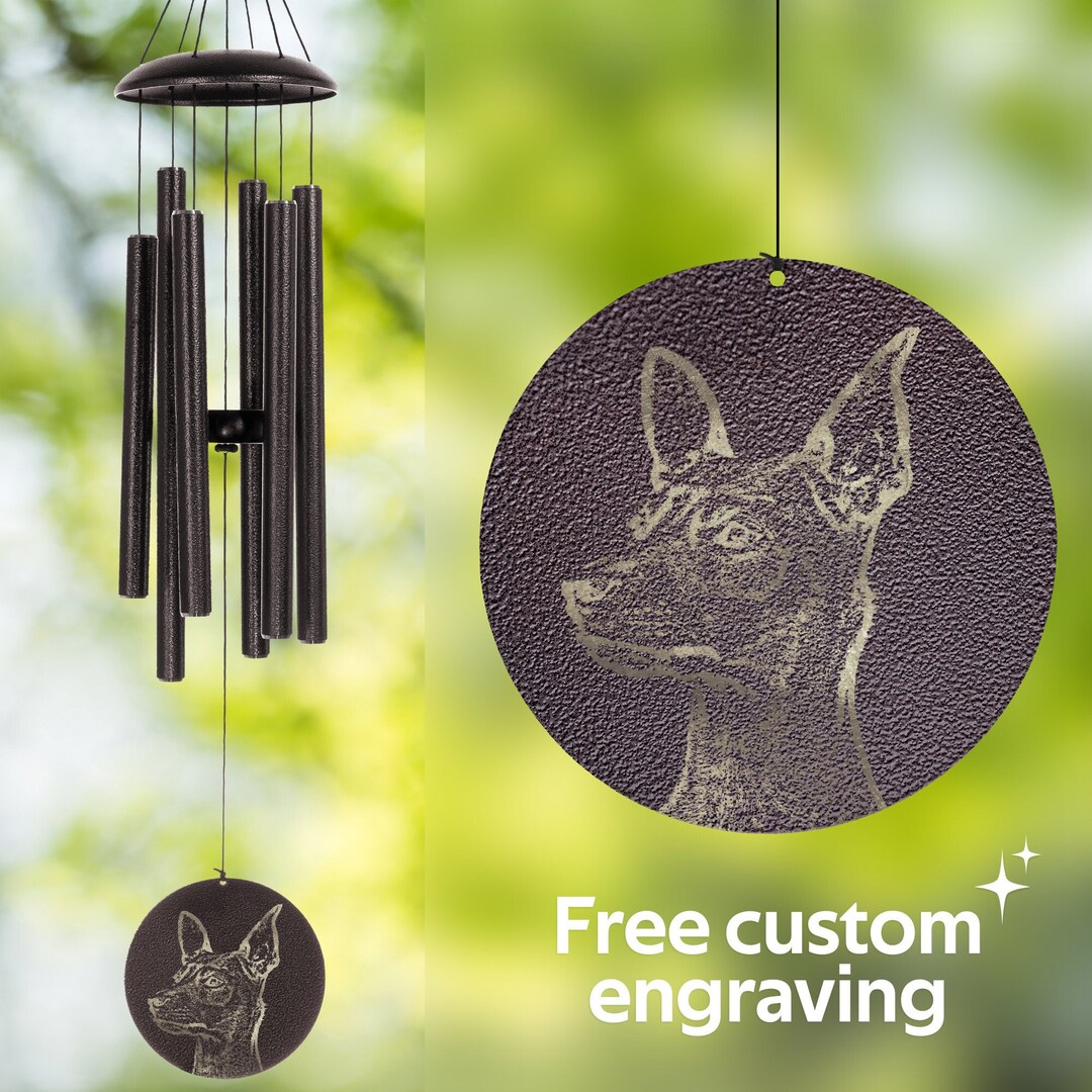 Memorial Wind Chimes | Personalized Listen to the Wind Sympathy Wind ...