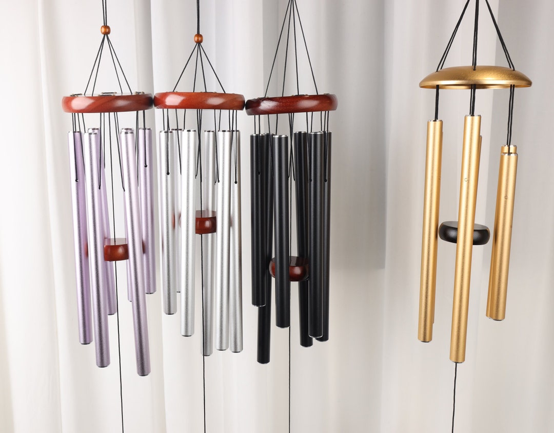 Custom Memorial Wind Chimes | Personalized Listen to the Wind Sympathy ...