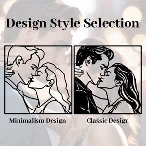 Custom Metal Portrait, Family Portrait Drawn Laser Cutting From Iron ...