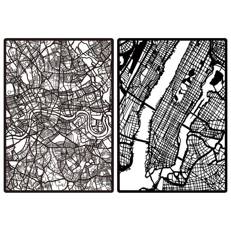 Custom City Map Metal Wall Art, Any Town, Any City, Personalized Map ...