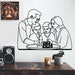 Custom Metal Portrait, Family Portrait Drawn Laser Cutting From Iron ...