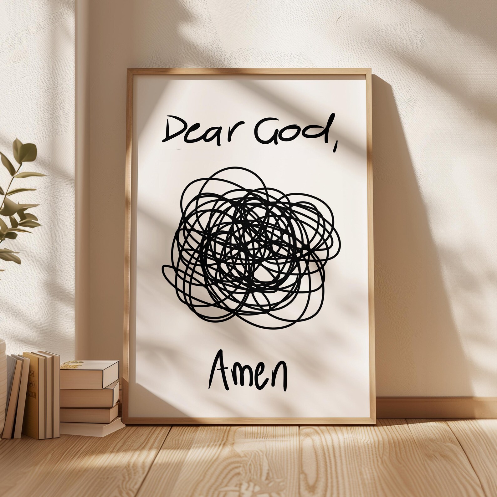 Christian Wall Art Digital Download Scribble Art Romans Bible Inspired ...