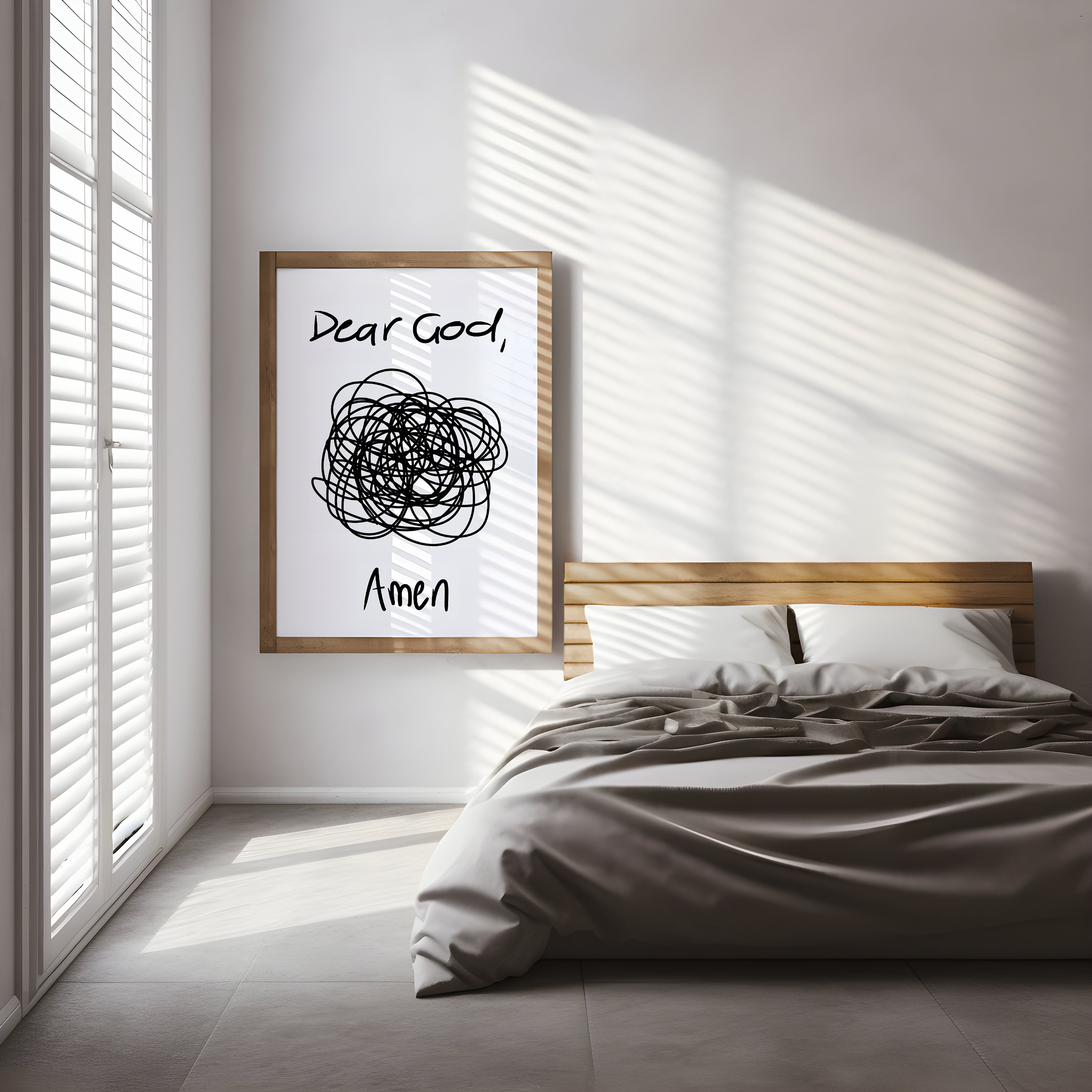 Christian Wall Art Digital Download Scribble Art Romans Bible Inspired ...