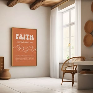 Retro Christian Wall Art Digital Download Scripture Poster ...