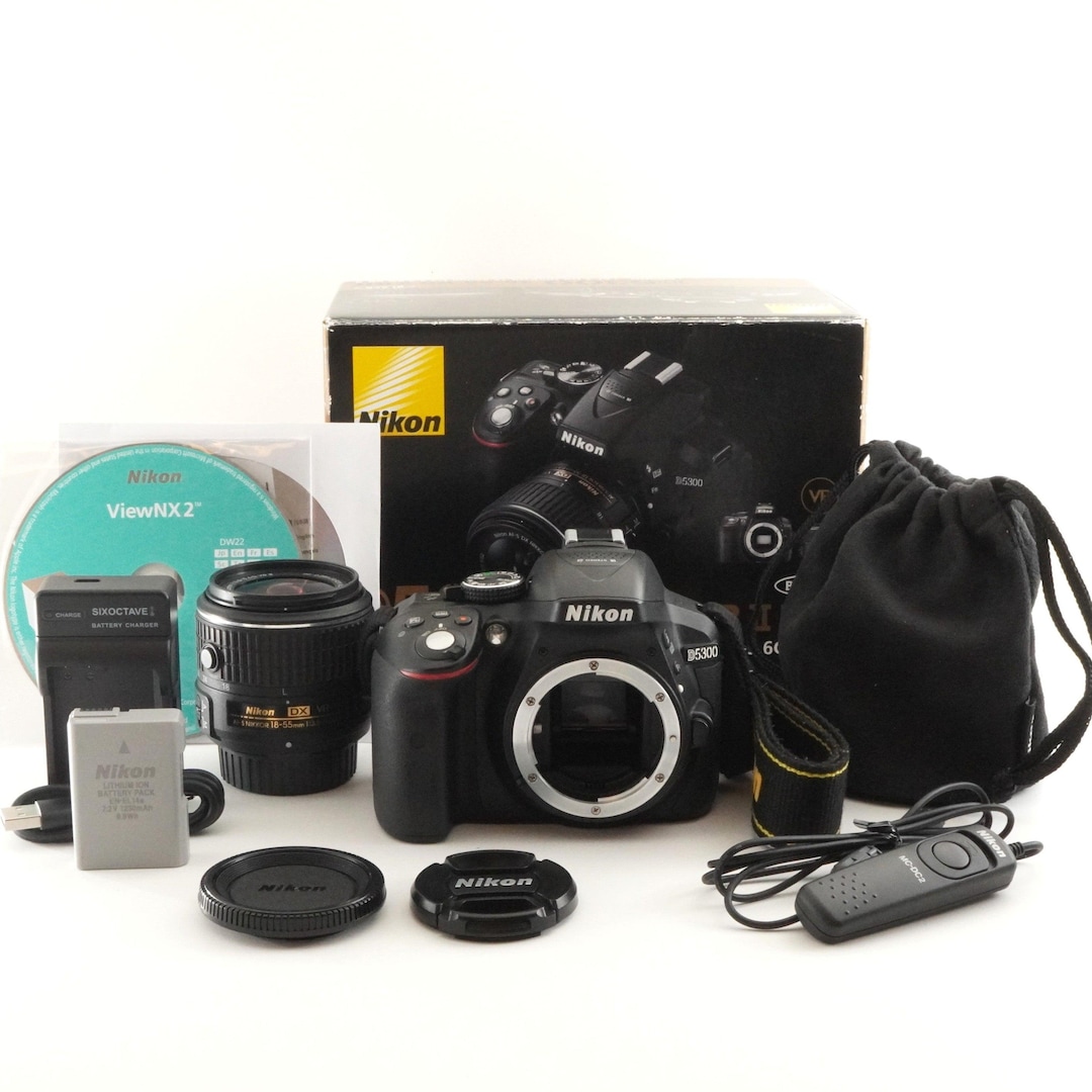 Nikon D5300 [S/C 4,100] + AF-S 18-55mm F3.5-5.6 G Ii Vr in Box From ...
