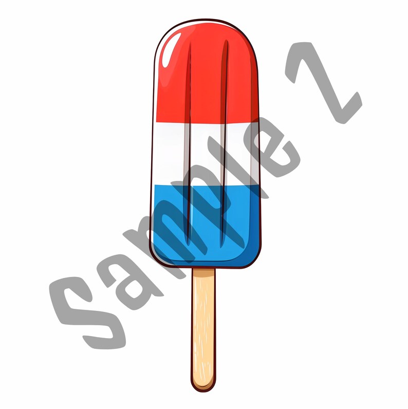 Cartoon Rocket Pop, Astro Pop, Two Variations, Popsicle Digital ...