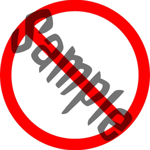 Prohibition Sign - Etsy