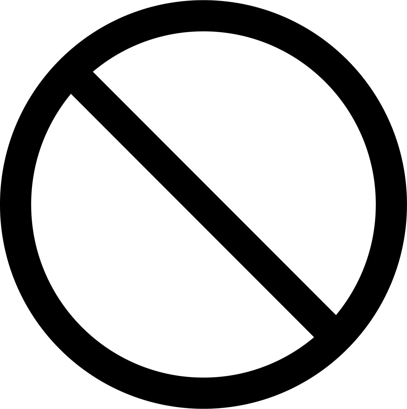 Prohibition Sign SVG, Prohibition Symbol, No Sign, No Symbol, Can't ...