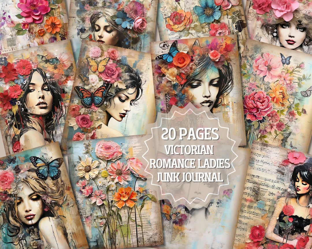Victorian Women Junk Journal Pages, Victorian Ladies Junk Journal ...