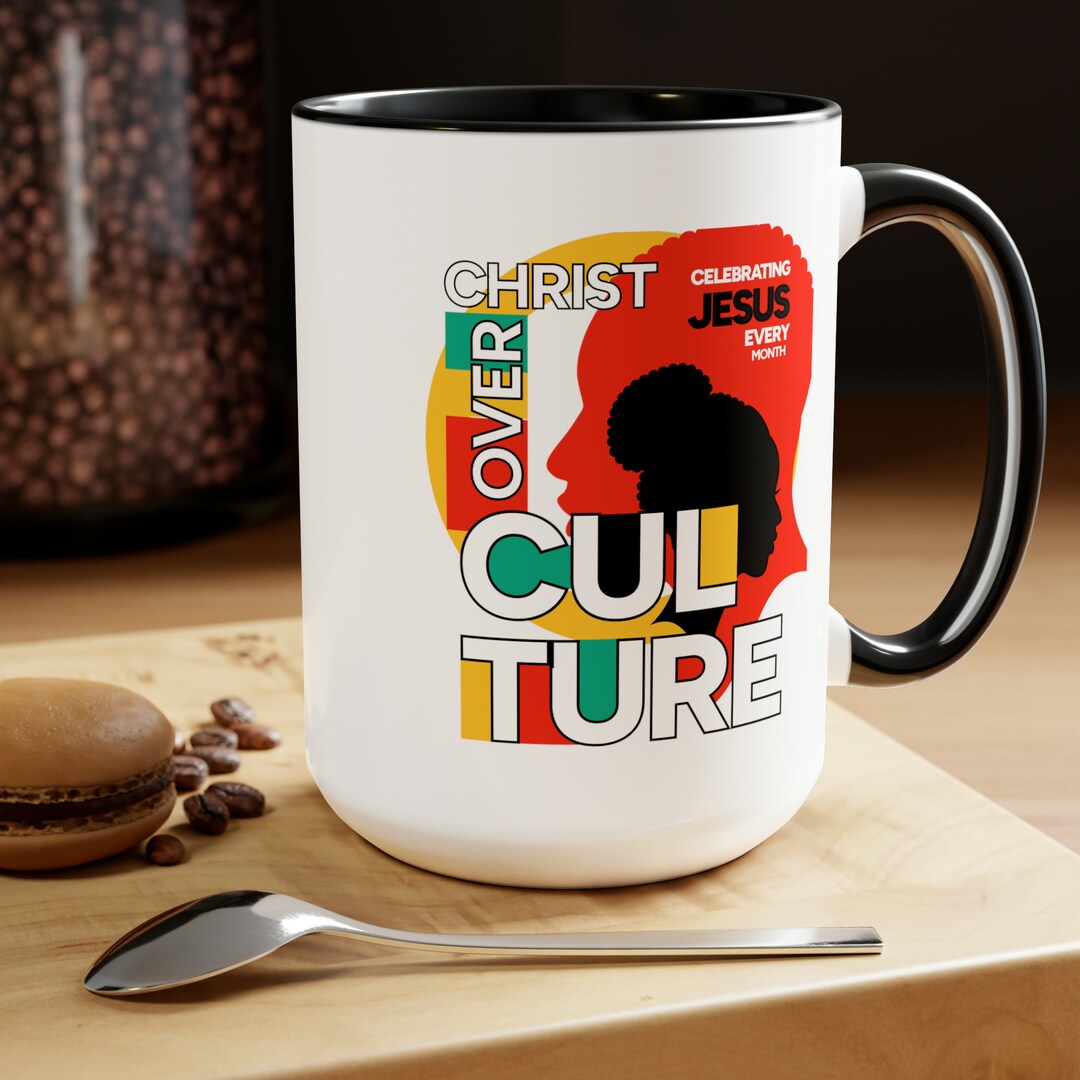 Two-tone Custom Christ Over Culture Ceramic Mug Hot Cocoa Mug - Etsy