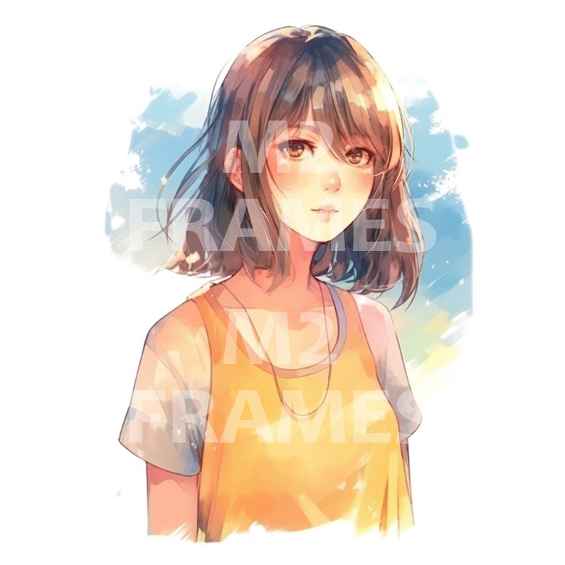 Anime Girl Clipart Set: Monthly Calendar Collection - Etsy