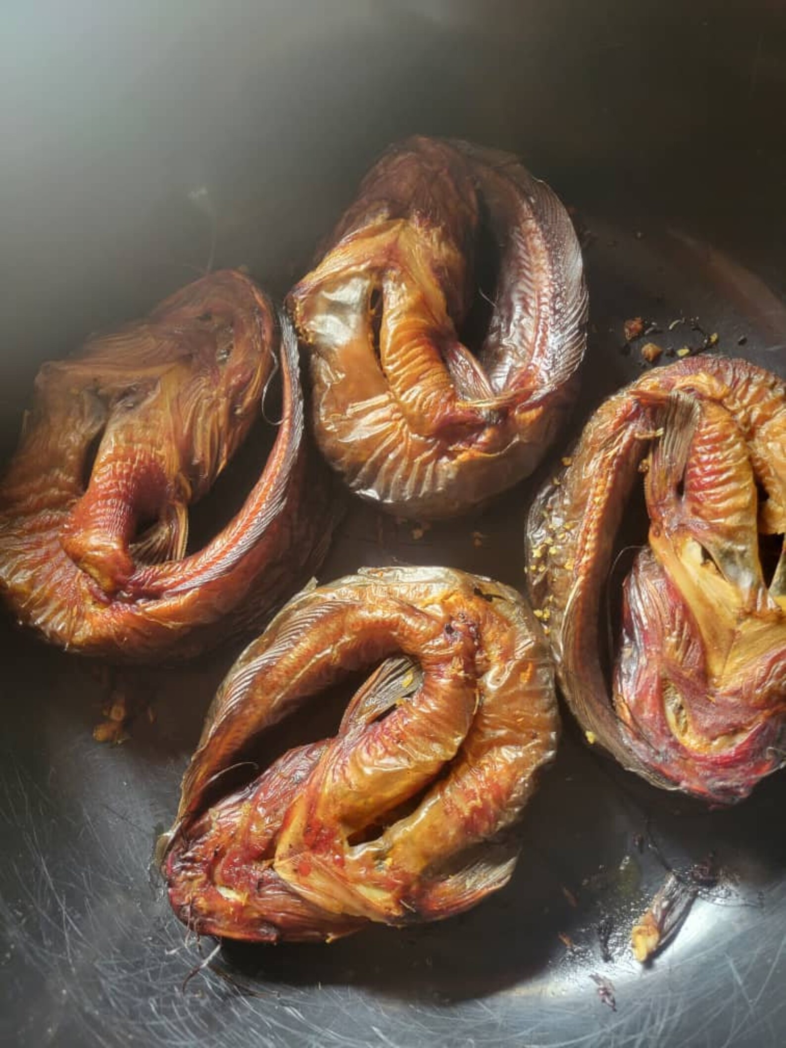 African Smoked Fish Nigerian Smoke Dried Catfish 4 Pieces 1 Lbs. a Bag ...