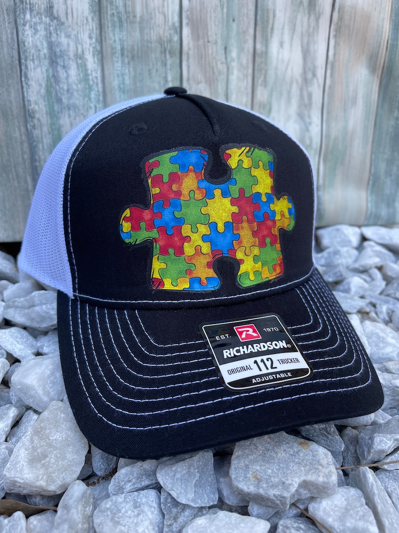 Autism Shirts Awareness Hats , Puzzle Piece Autism Hat, Autism Month ...