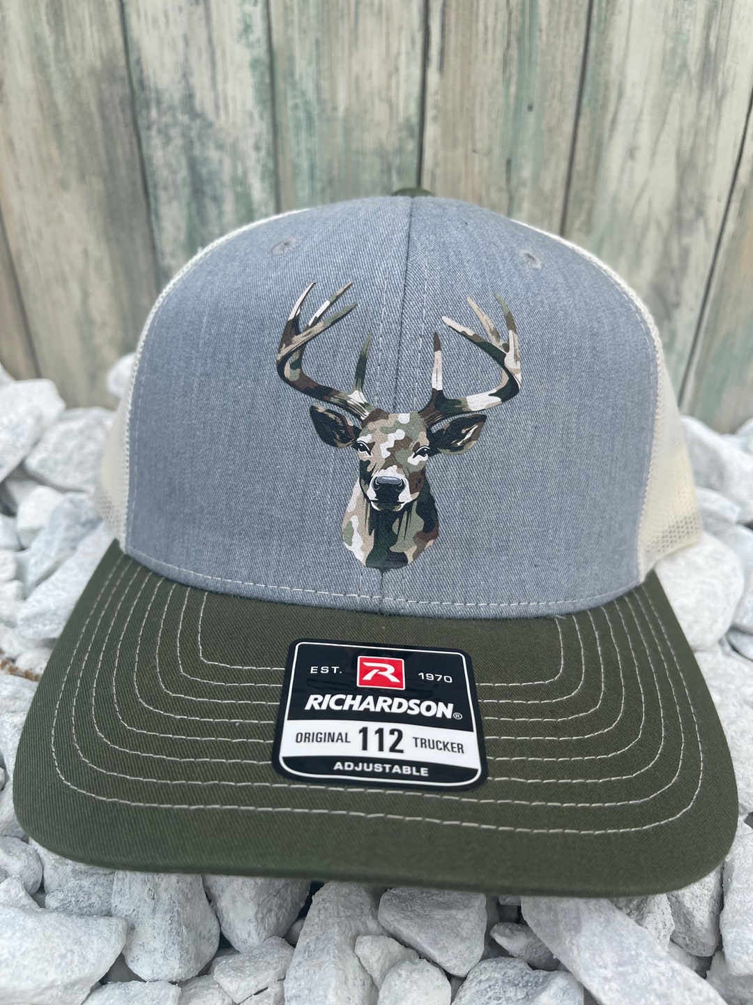 Whitetail Deer Hat, Richardson 112 Deer Head Hats, Deer Hunting Hat ...