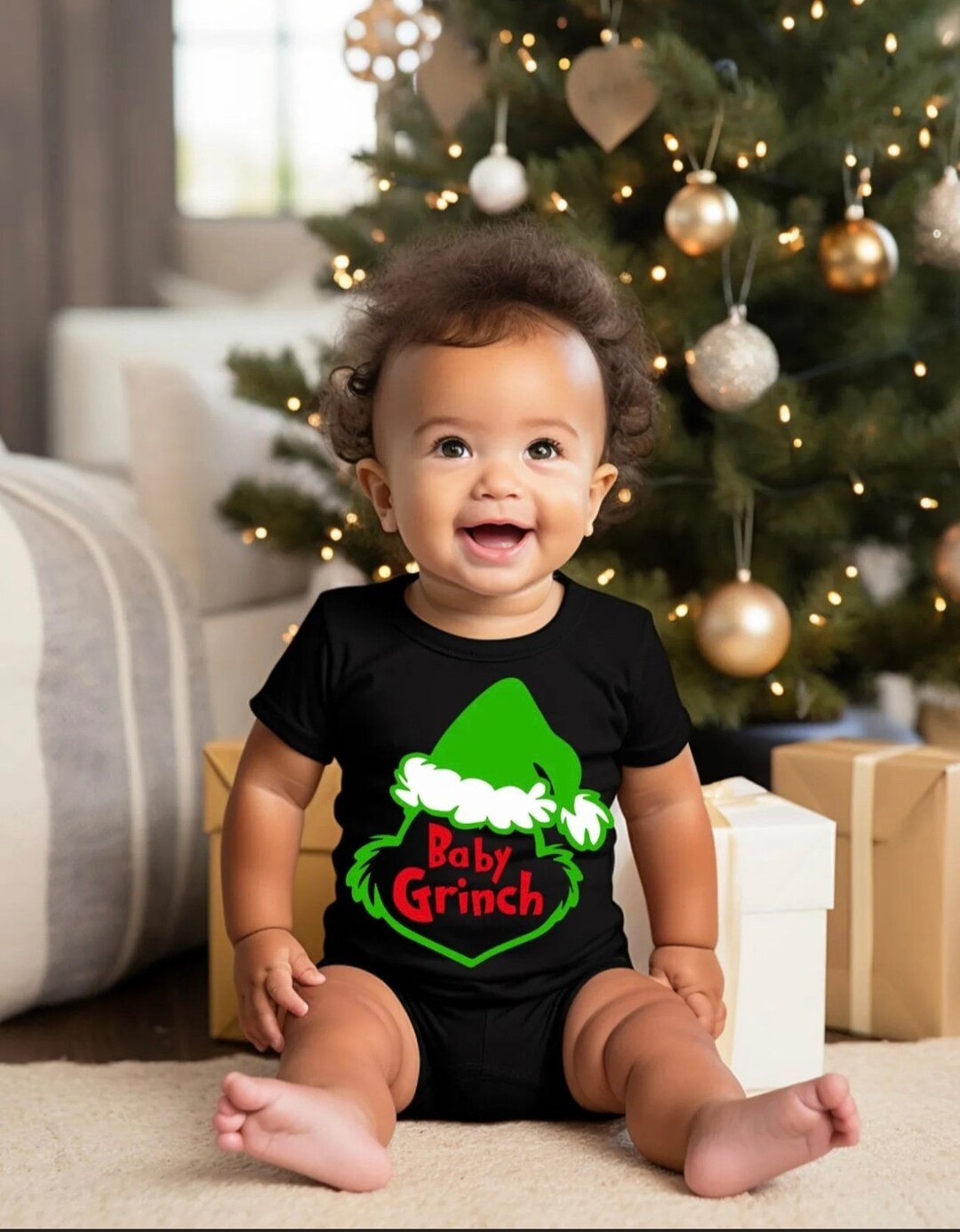Baby Grinch Christmas Onesies-christmas Gift - Etsy