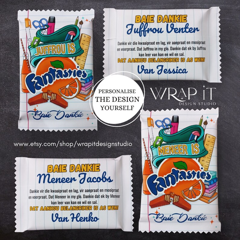 EDITABLE Teacher Appreciation Chocolate Gift | Candy Bar Wrapper ...