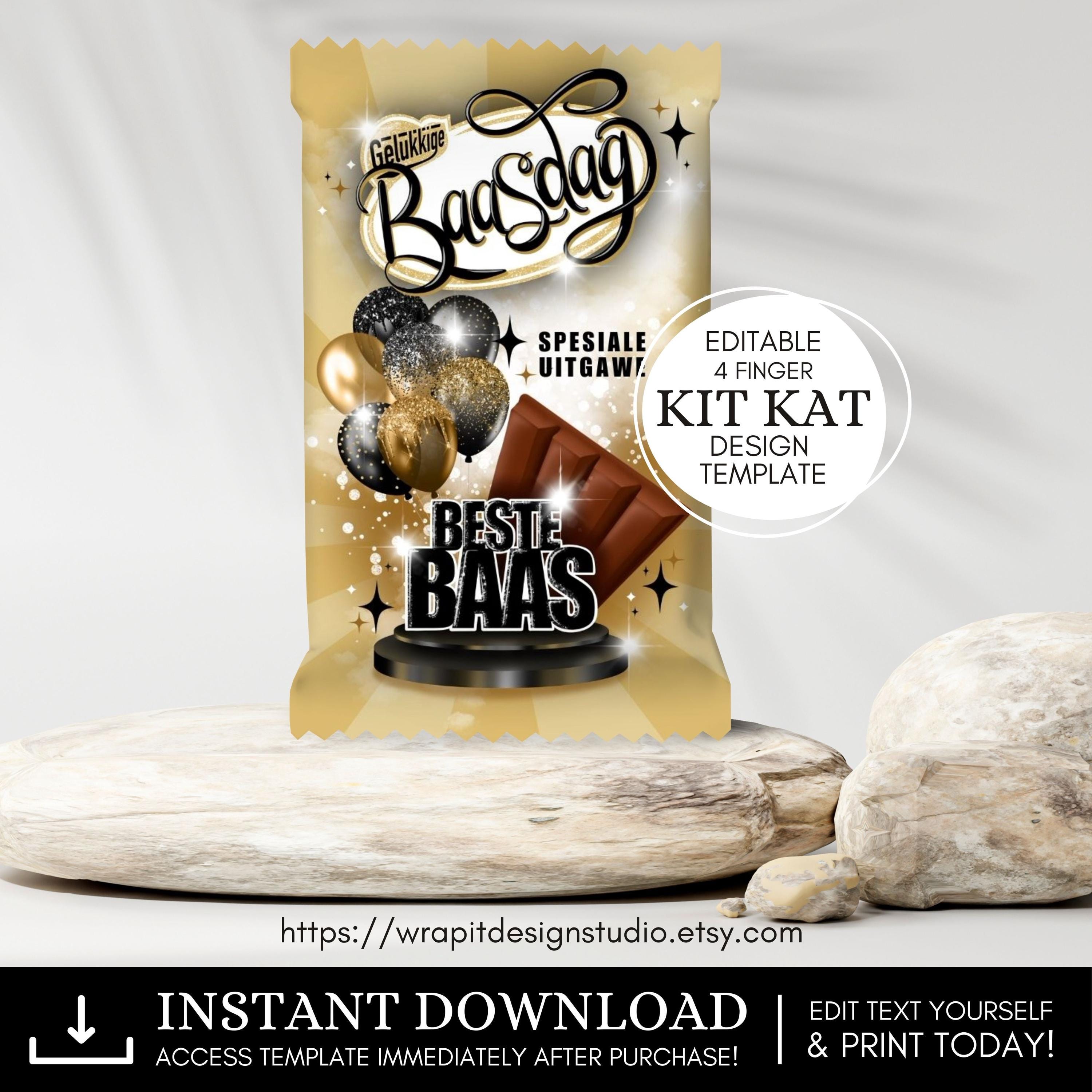 EDITABLE Boss's Day Chocolate Gift Wrapper Template | Printable Boss ...