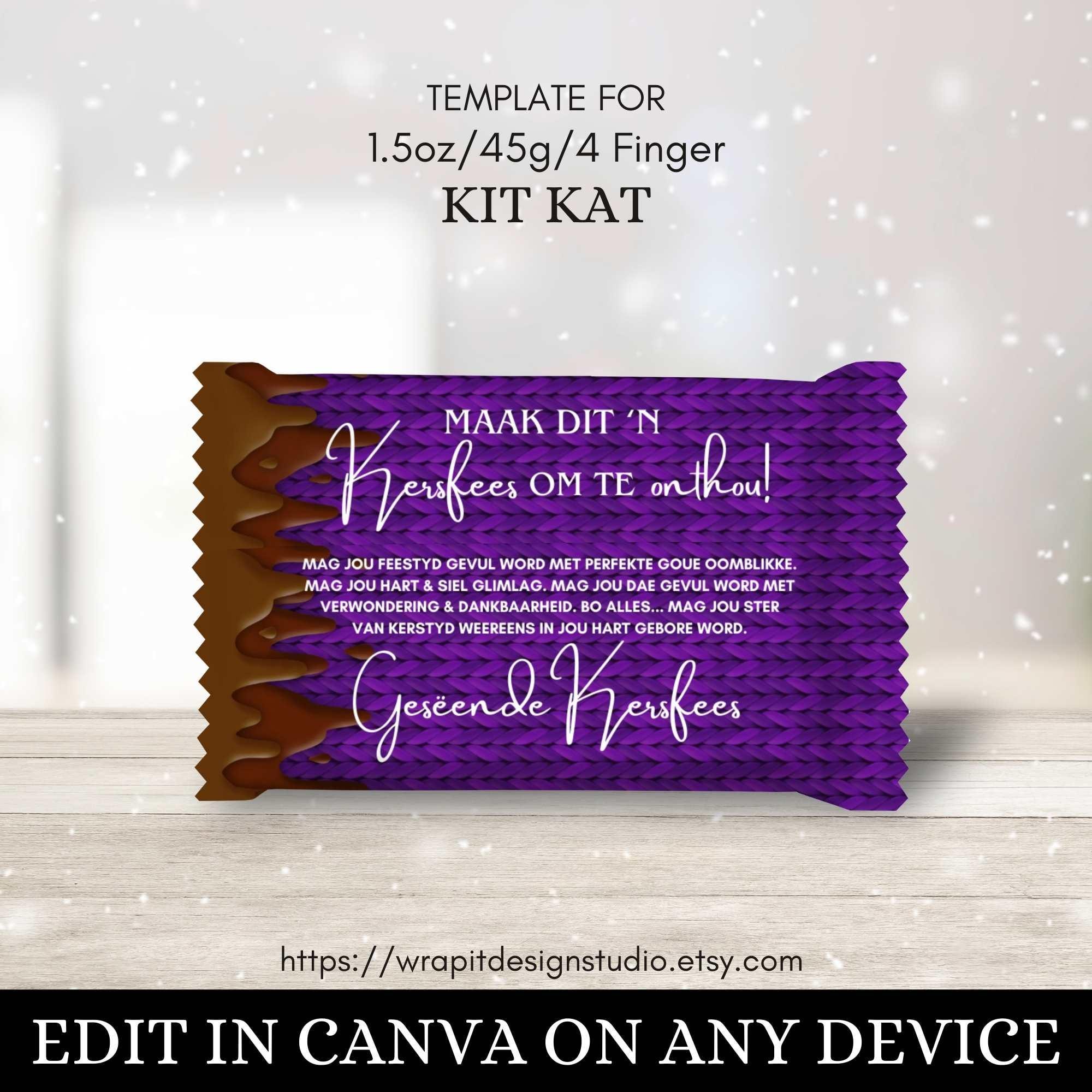 EDITABLE Christmas Chocolate Candy Bar Wrapper | Purple Wrap Template ...