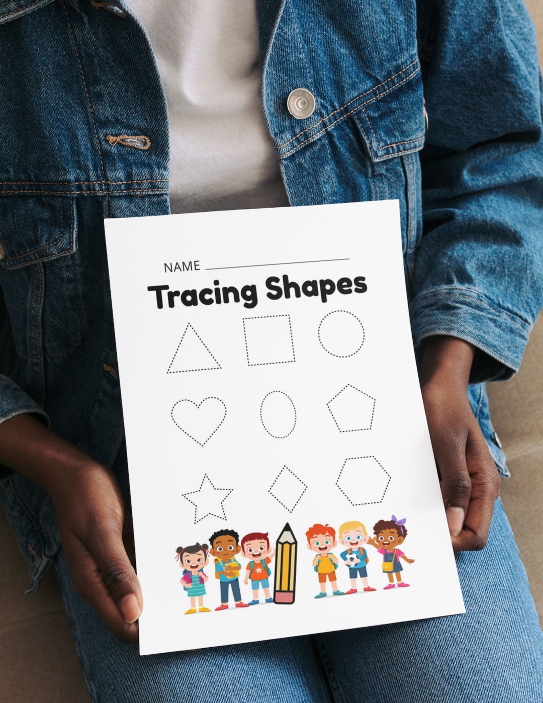 Printable Kids Learning Sheet, Learning How to Write, PDF File Only ...