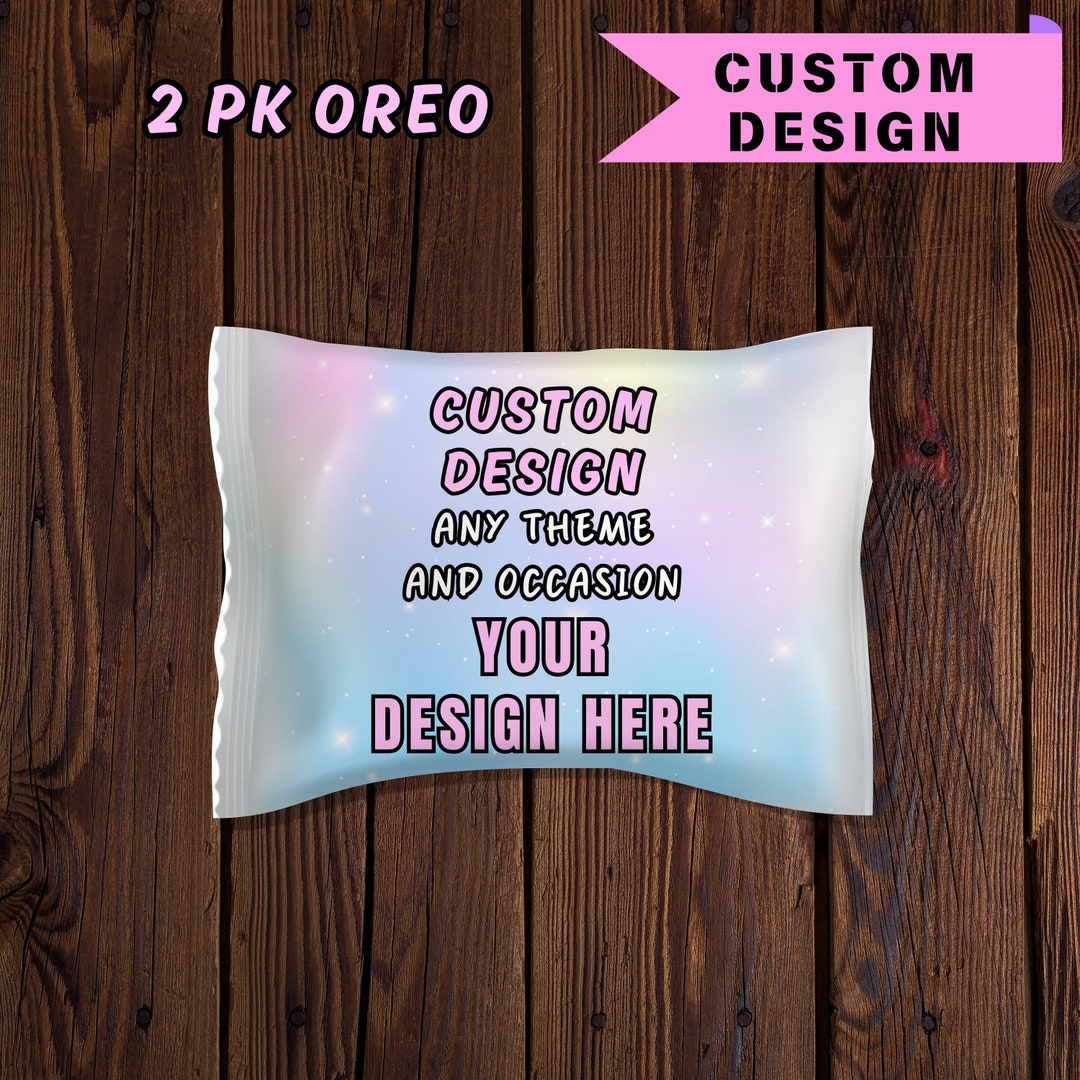 Custom Oreo Wrapper, Oreo Label Design, Oreo Template - Etsy