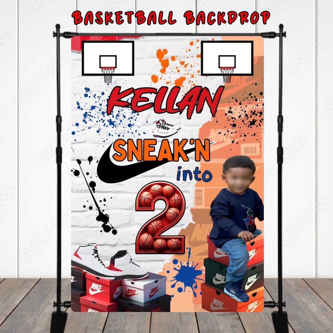 Sneaker Backdrop, Sports Backdrop, Basketball Backdrop - Etsy