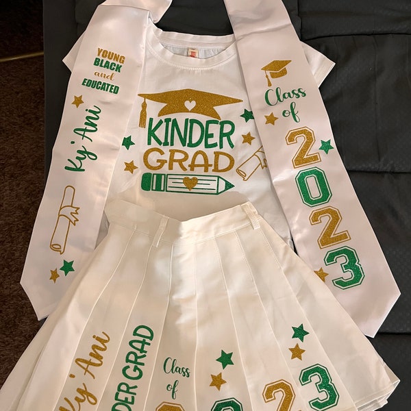 Graduation 2024 Skirt Set - Etsy