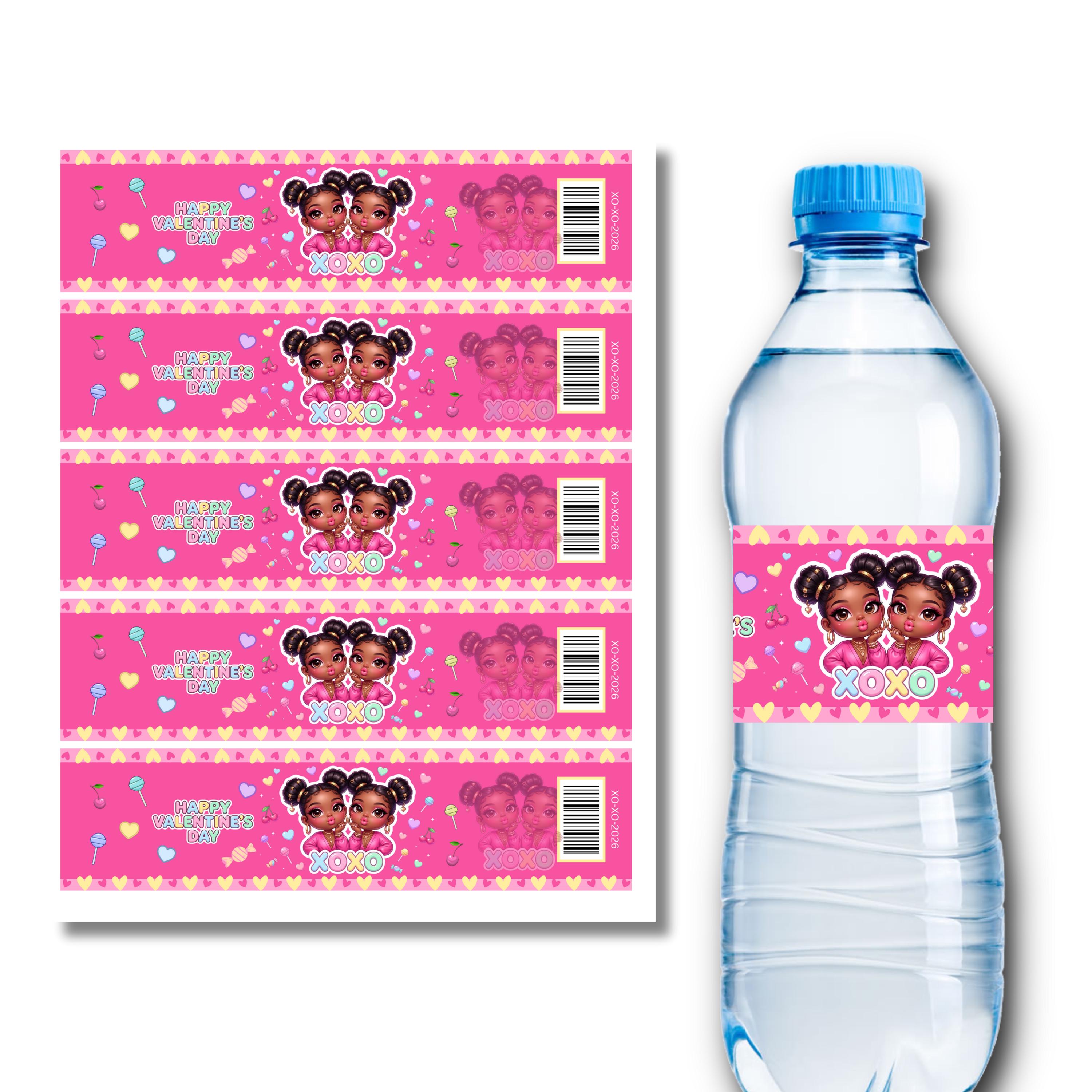 Chibi Valentine’s Day Chip Bag Label Template | Kids Party Favor Bundle ...