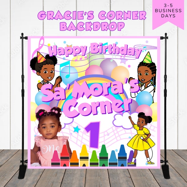 Customed Gracies Corner Backdrop - Etsy