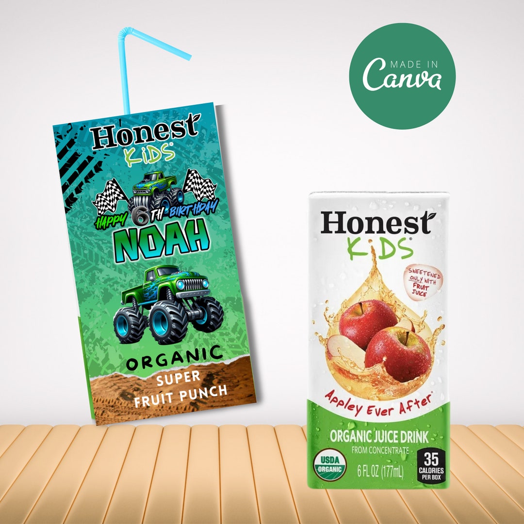 Custom Juice Box Label, Juice Box Label - Etsy