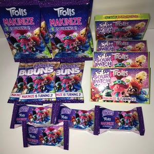 Editable Trolls Birthday Party Bundle (instant Download) - Etsy